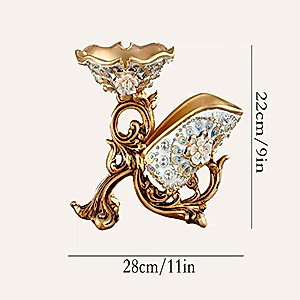 Modern Resin Wine Rack Living Room Luxury Countertop Decorations Wine Keep 1 Bottle 4 Cups 11 Inch Kitchen Bedroom Hall Bar Wine Rack-C 28x22cm(11x9inch)