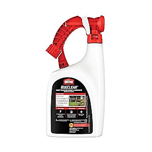 Ortho BugClear Insect Killer for Lawns and Landscapes Ready to Spray, Kills Periodical Cicadas, Ants, Spiders, Fleas, and Ticks, 32 oz., 2-Pack