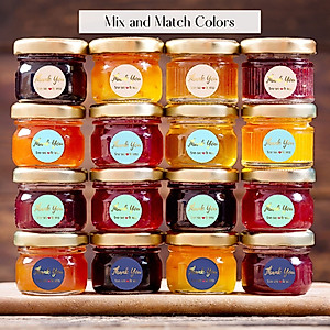 Mobiusea Party Thank You Stickers Roll | Stay Safe and Be Well | 1.5 inch | Waterproof | 500 Labels for Small Business, Packaging, Mailer Seal Stickers |4 Pastel Colors with Gold Foil Designs