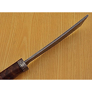 CP-35 Custom Handmade Damascus Steel 12.00 Inches Cleaver style Knife - Beautiful Handle