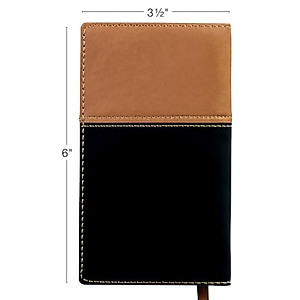 Global Printed Products 2024 Pocket Planner/Pocket Calendar 3.5" x 6": Includes 14 Months (November 2023 to December 2024) / 2024 Weekly Planner/Weekly Agenda/Monthly Calendar Organizer (Black/Brown)