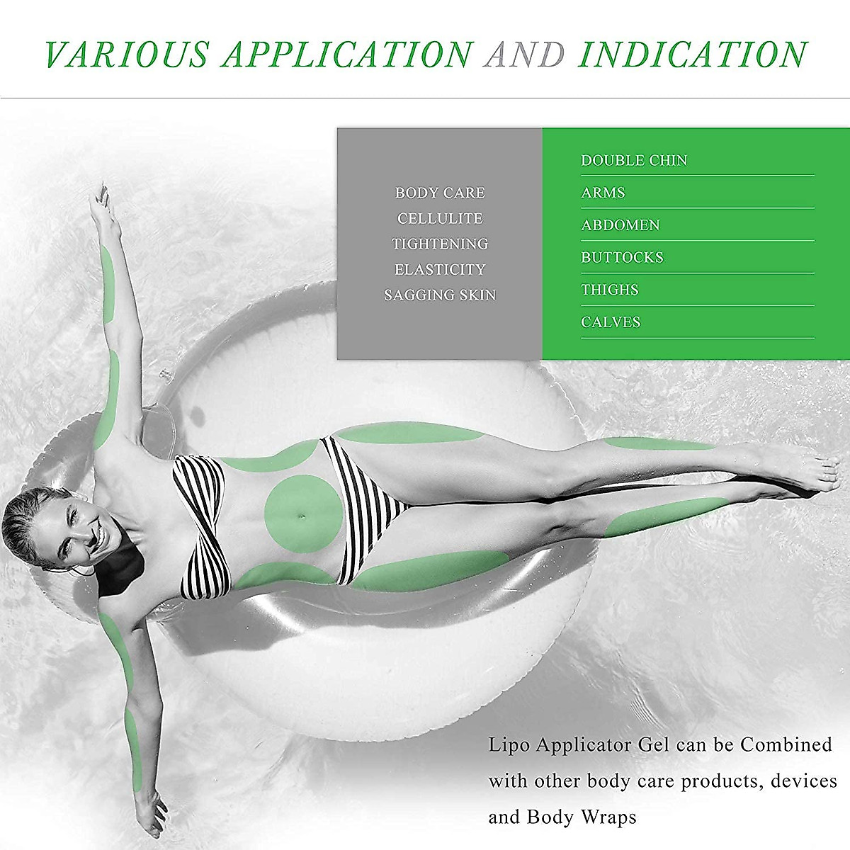 Ultimate Defining Body Gel Applicator Lipo Gel Cream it Works For Firming Toning Contouring - 150 Ml