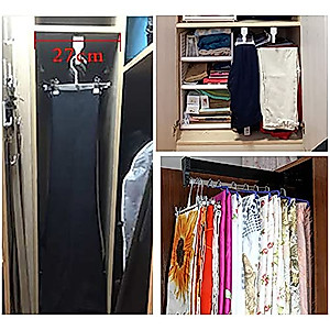 VEITEOX FTY Closet Valet Rod Slide Out, Top Mount Pull Out Closet Rod, Wardrobe Rail for Hanging Clothes Closet Organizer Retractable Rack (Size Name : 23.3"/59.2cm)