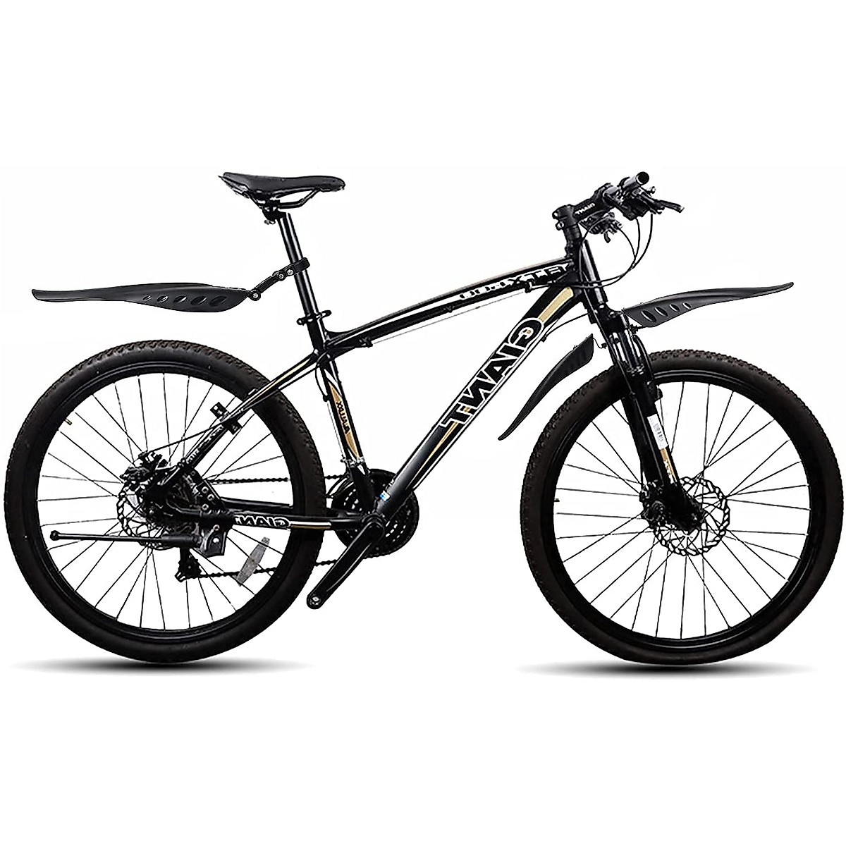 Noheiwur Bike Mudguard Set for 24/26/27.5 inch, 3 Parts-Universal Full Cover Thicken Widen Bicycle Fenders Set Mountain Bike Front and Rear Mud Guard Adjustable Bike Fender Mudflap for MTB Road Bike