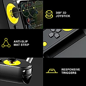 Joso Bluetooth Gaming Controller for iPhone, Android, PC, Direct Play, Stretchable, Gamepad Joystick for iPhone 14 13 12 Pro Max, Galaxy S23 S22 Ultra, iPad mini, Tablet Under 10", Fire HD 10, 8
