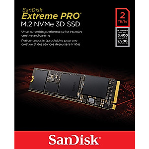 SanDisk SSD HDD Extreme Pro M.2, 2 TB