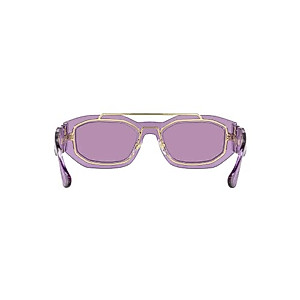 Versace Unisex Sunglasses Violet Frame, Violet Lenses, 51MM