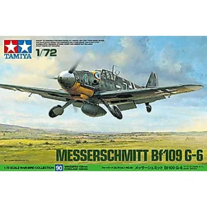 Tamiya 60790 1/72 Messerschmitt BF109 G-6 Plastic Model Airplane Kit