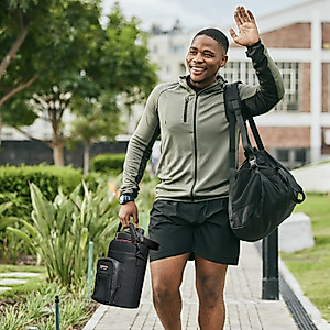 NATURE PIONEOR Insulated Water Bottle Holder with Shoulder Strap for Half Gallon One Gallon 128OZ Sports Water Jugs Bottles, Carrier/Pouch Sleeve for Outdoor Camping, Hiking,Gym