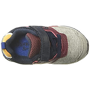 OshKosh BGosh Boys Sneaker, Burgundy, 4 Toddler