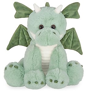 Bearington Collection Burnie Plush Dragon Stuffed Animal, 10.5 Inch
