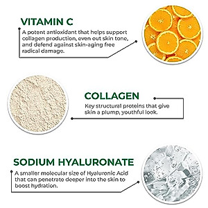 Mario Badescu Vitamin C Serum for All Skin Types | Lightweight Serum with Vitamin C & Sodium Hyaluronate | Visibly Reduces Signs of Aging | 1 Fl Oz (Pack of 1)