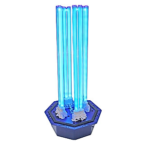OdorStop OS14412PRO1 UV Air Purifier with Energy Saving Airflow Sensor and 12-in Bulbs