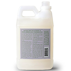 Rebel Green USDA Organic HE Liquid Fresh Laundry Detergent - Natural & Hypoallergenic Laundry Soap, Lavender and Grapefruit - 64 Loads