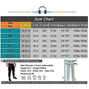 Kroivil Men's Casual Pants Drawstring Sweat Jogging Cargo with Pockets Joggers Long Sports Active for Men Gym Training Pants Black