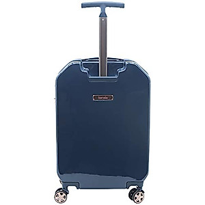 kensie Women's 3D Gemstone TSA Lock Hardside Spinner Luggage, Midnight Blue, 2 Piece Set (28"/20")