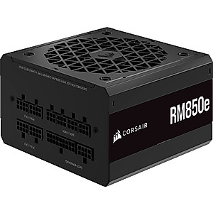 Corsair RM850e (2023) Fully Modular Low-Noise Power Supply - ATX 3.0 & PCIe 5.0 Compliant - 105°C-Rated Capacitors - 80 Plus Gold Efficiency - Modern Standby Support - Black