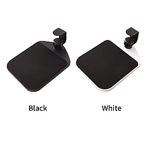 Under-Desk Mouse Tray,Easy Clamp-On Mouse Pad Rotating 360,Clamp on Mouse Platform,Extended Rotating Platform Tray,Slide Out Mouse Tray for Home,Office to Save Space(White)
