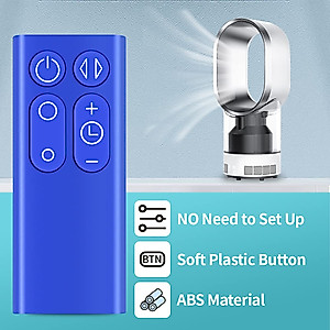 Replacement New Remote Control Compatible for Dyson AM11 TP01 TP00 Pure Cool Fan Tower (Blue)