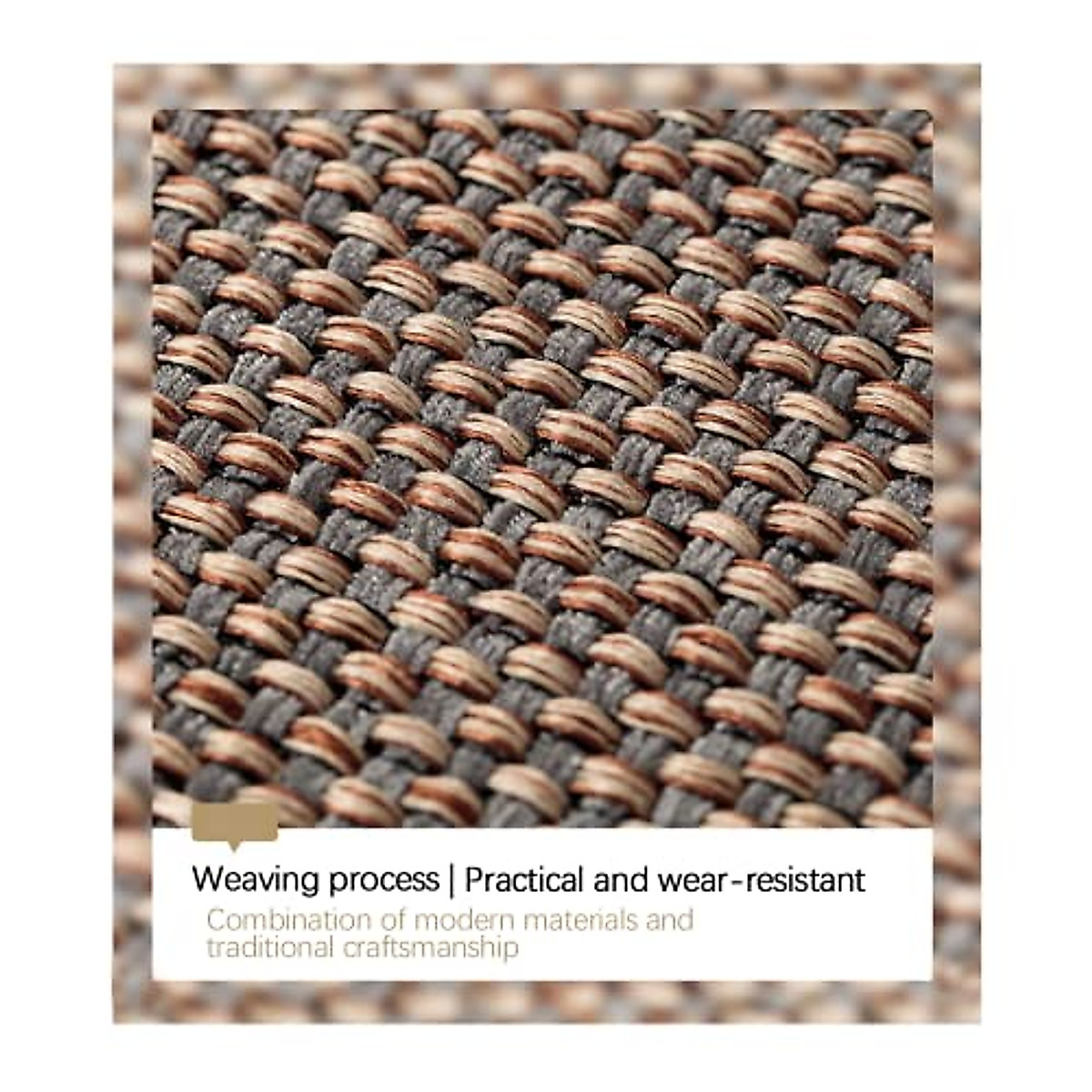 Hiroshi Kitchen Rugs and Mats Non Skid Natural Rubber Twill Washable Waterproof Comfort Standing Mat Runner for Kitchen, Floor, Office, Sink, Laundry(Beige, 17.7*29.5+17.7*47.2)
