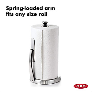 OXO Good Grips SimplyTear Paper Towel Holder - Stainless Steel