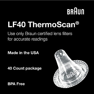 Braun Thermoscan Lens Filters, 40 ea (Pack of 4)