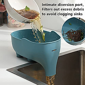 kekafu Kitchen Sink Drain Basket Elephant Drain Basket Polypropylene Drain Basket Kitchen Storage Everyone