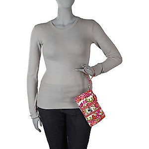 Vera Bradley Pushlock Wristlet (Cocoa Moss)