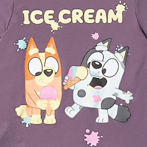 Bluey Bingo Toddler Boys 3 Pack T-Shirts Grey/Yellow/Green 4T