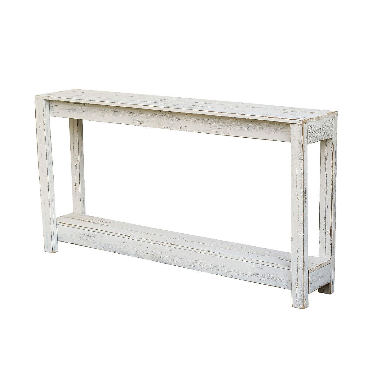 White Farmhouse Console Table 46x10