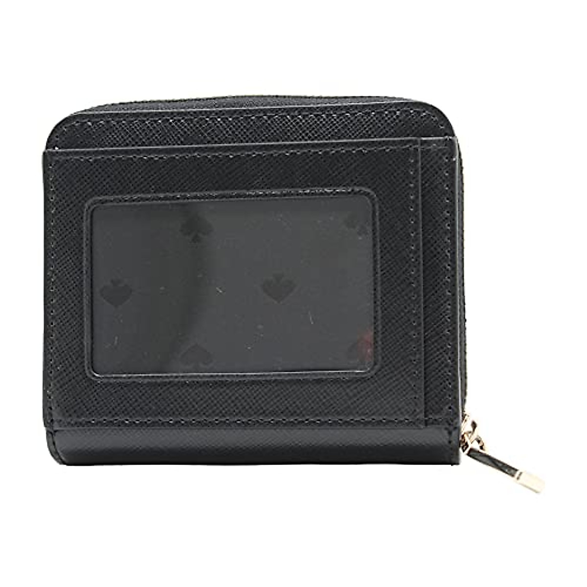 Kate Spade New York Small Zip Around Leather Wallet Black