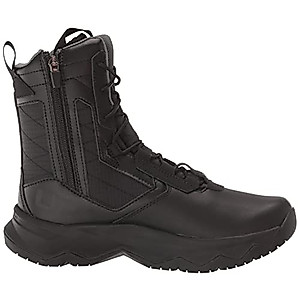 Under Armour Men's Stellar G2 Side Zip Military and Tactical Boot, Black (001)/Pitch Gray, 11