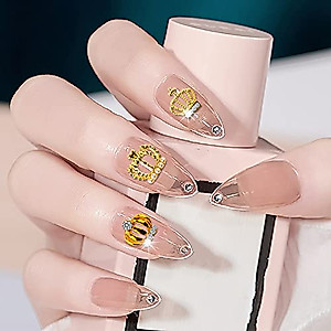 JERCLITY 30 Pieces 3D Gold and Silver Crown Nail Charms for Nails Nail Crown Charms Crown Diamonds for Women Nail Art Nail 3D Charms Crown Charms Studs for Nails Crown Nail Jewels for Acrylic Nails