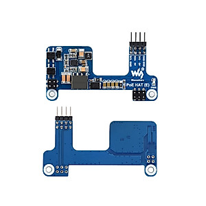 Power Over Ethernet POE HAT for Raspberry Pi 4B/3B+, IEEE 802.3af-Compliant, Mini POE HAT Support Connecting Cooling Fan, Compatible with The Raspberry Pi Official Case