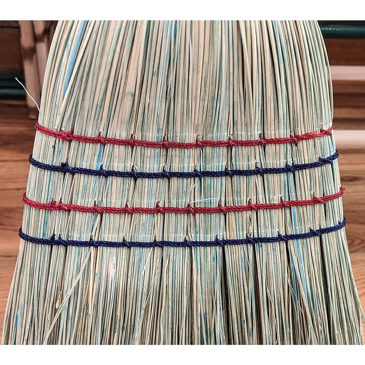 Lehman's Amish-Made House Broom - Authentic Corn Straw Broom with Hardwood Handle, Natural, 55 inches