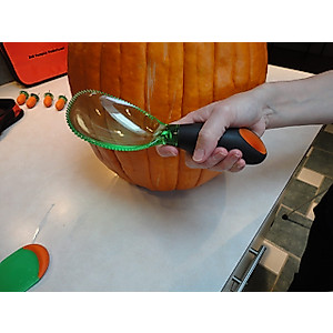 360 Pumpkin Products Ultimate Pumpkin Carving Ergonomic Scooper/Scraper and Detail scraper/clean up tool set. (1 Set of 2 tools)