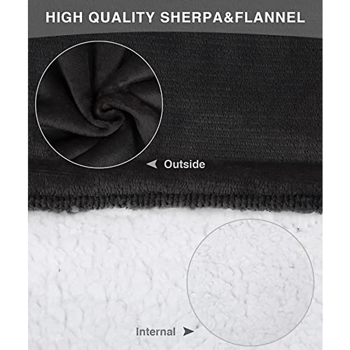 Wearable Blanket Super Warm and Cozy Fleece Sweatshirt Giant Blanket Hoodie for Women and Men, Large Front Pocket