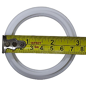 UCEDER 1pcs Spa Hot Tub Heater Split Nut Unions with Screw and 1 pcs Heater Gasket/O-Rings(Actual Size 3 Inch,Suitable for 2 Inch Heater Assemblies)