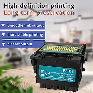Printhead (PF-06) Compatible with Canon TA-20/TA-30/TA-5200/TA-5300/TM-200/TM-205/TM-300/TM-305/TM-5200/TM-5205/TM-5300/TM-5305/TX-2000/TX-3000/TX-4000/TX-5200/TX-5300/TX-5400,Print Head Replacement