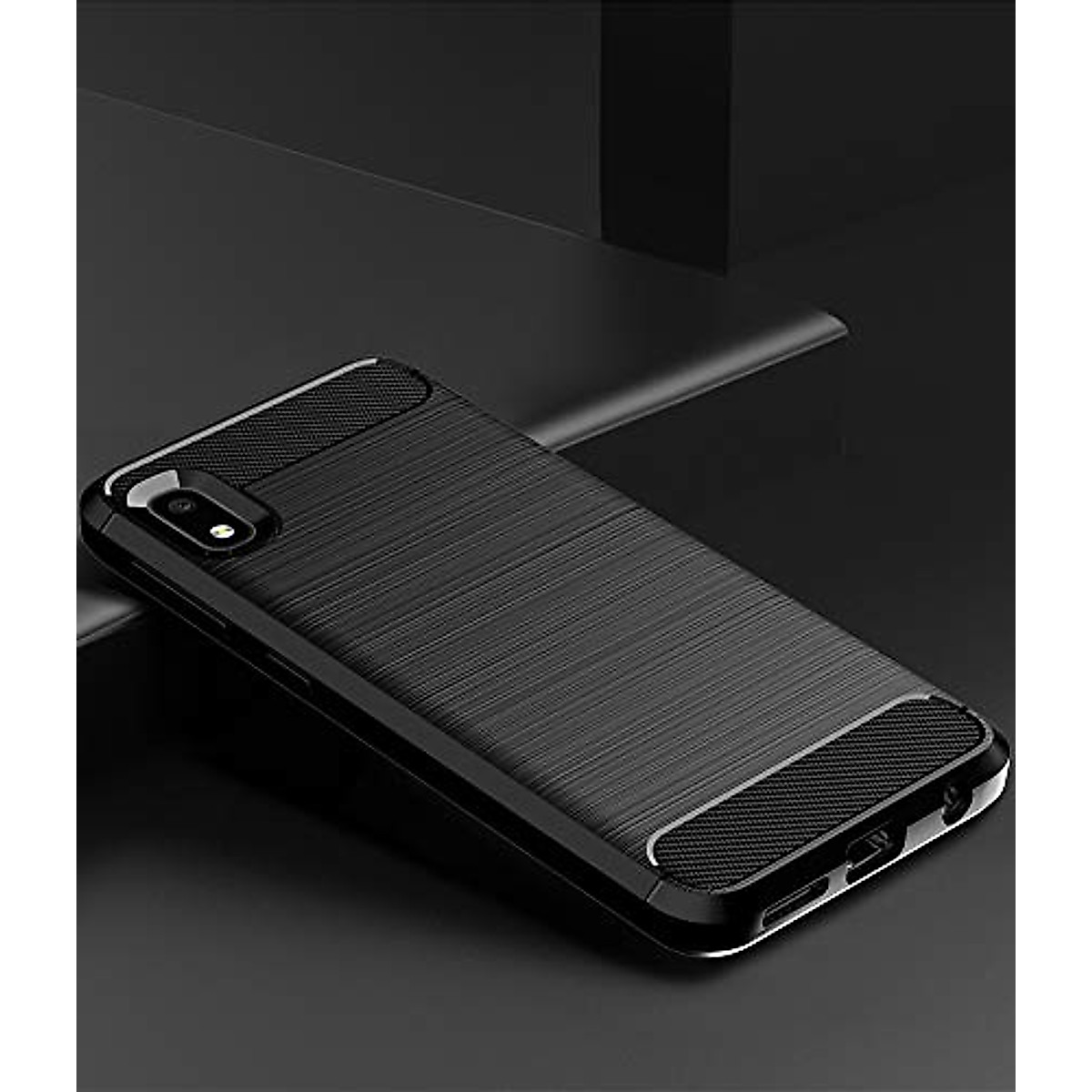 Galaxy A10E Case, Samsung A10E Case, Asmart Shock Absorption Galaxy A10E Phone Case Slim TPU Bumper Cover Soft Flexible Galaxy A10E Skin Lightweight Protective Case for Samsung Galaxy A10E, Black