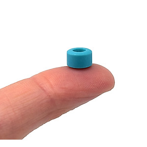 Teak Tuning Apex All Terrain Polymer (ATP) Fingerboard Wheels - New Street Shape, 65D - 7.7mm Diameter - ABEC-9 Stealth Bearings - Made in The USA - Sea Voyage Colorway