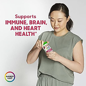 Rainbow Light Multivitamin for Women, Vitamin C, D & Zinc, Probiotics, Women’s One Multivitamin Provides High Potency Immune Support, Non-GMO, Vegetarian, 90 Tablets