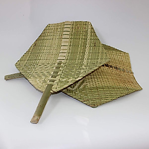 NUOBESTY 1pc Summer Fan Handheld Cooling Fan Portable Fan Handheld Fan Bamboo Fan