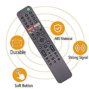 RMF-TX500U Replacement Voice Remote Control for All Sony TV Replacement Remote for All Sony LCD LED TV and Bravia XR 4/8K HDR Array LED TV with Voice Search