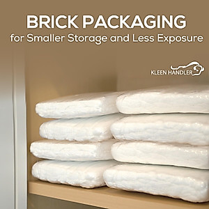 KLEEN HANDLER Bulk Disposable Cut-End Mop Head Non-Woven, Commercial Grade Replacement Mop Head (24 Case Pack)