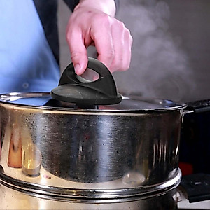 Universal Pot Lid Replacement Knob 2.5 Inches Heat Resistant Pan Lid Holding Handle Pot Lid Circular Handgrip Knob Compatible with Kitchen Cookware