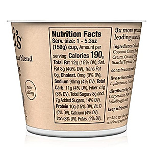 Siggi's, Toasted Coconut Plant-Based Yogurt, 5.3 Ounce