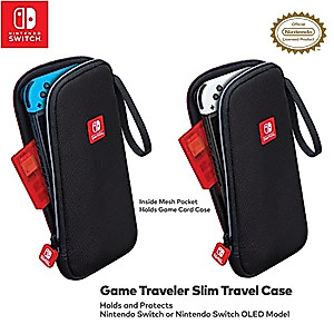 Game Traveler Nintendo Switch Go Play System Case - Switch Case for Switch OLED, or Switch, 2 Cases-In-One, Allows You To Travel With Your Full System or Just the Slim Switch Case, Licensed by Nintendo