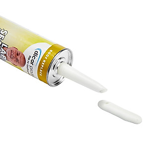 Dicor - 551LSW-12 White Non-Sag Roof Lap Sealant - 10.3 oz. Tube