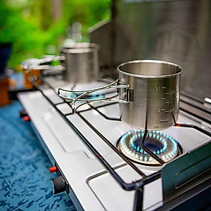 GSI Outdoors Glacier Stainless Steel Bottle Cup I Lightweight Cup or Pot for Travel, Camping and Backpacking - 20 oz